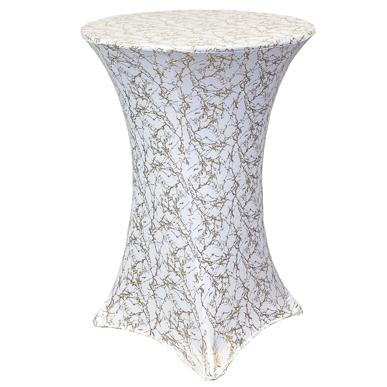 30 Inch Highboy Cocktail Round Stretch Spandex Table Cover White With 30-inch-highboy-cocktail-round-stretch-spandex-table-cover-white-with