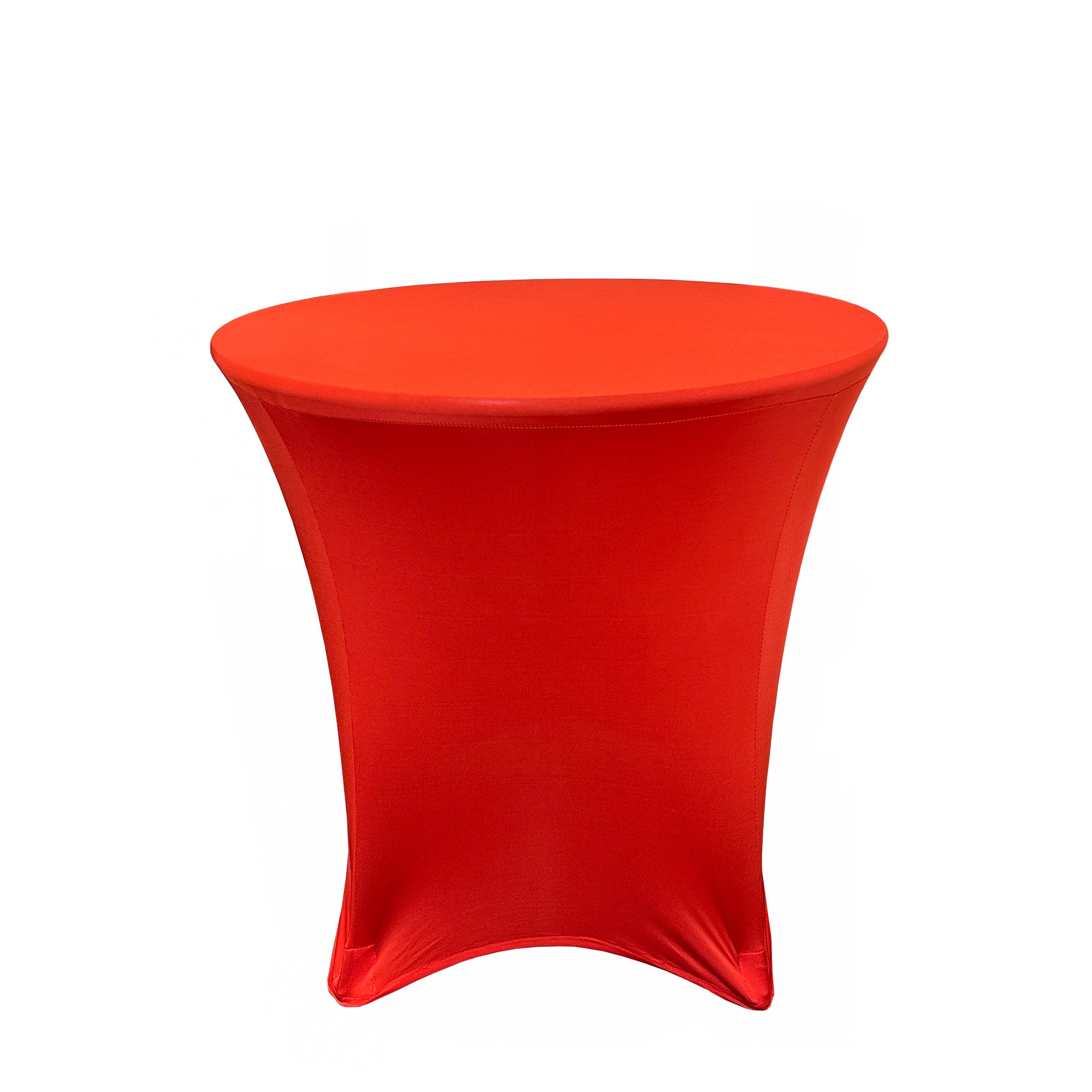 30 x 30 inch Lowboy Cocktail Spandex Table Cover Red | Bridal Tablecloth