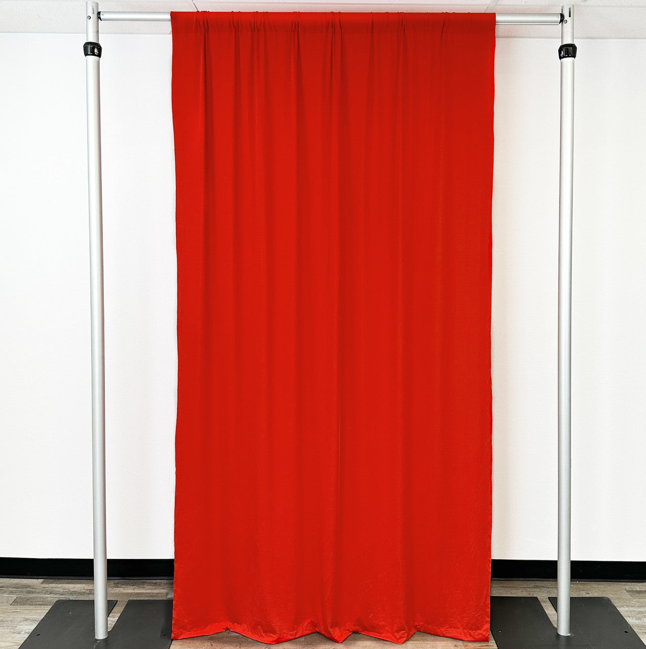 Stretch Spandex 10ft x 60" Drape/Backdrop Red | Bridal Tablecloth